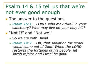 Psalm 15 | PPT