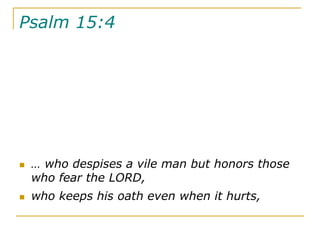 Psalm 15 | PPT