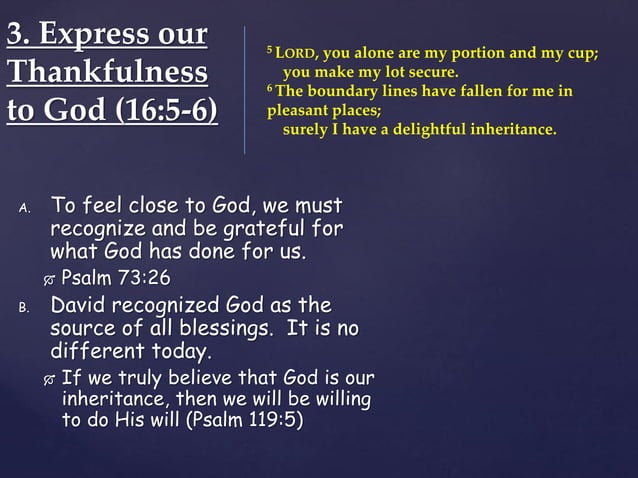 Psalm 16 | PPT | Christianity | Religion & Spirituality