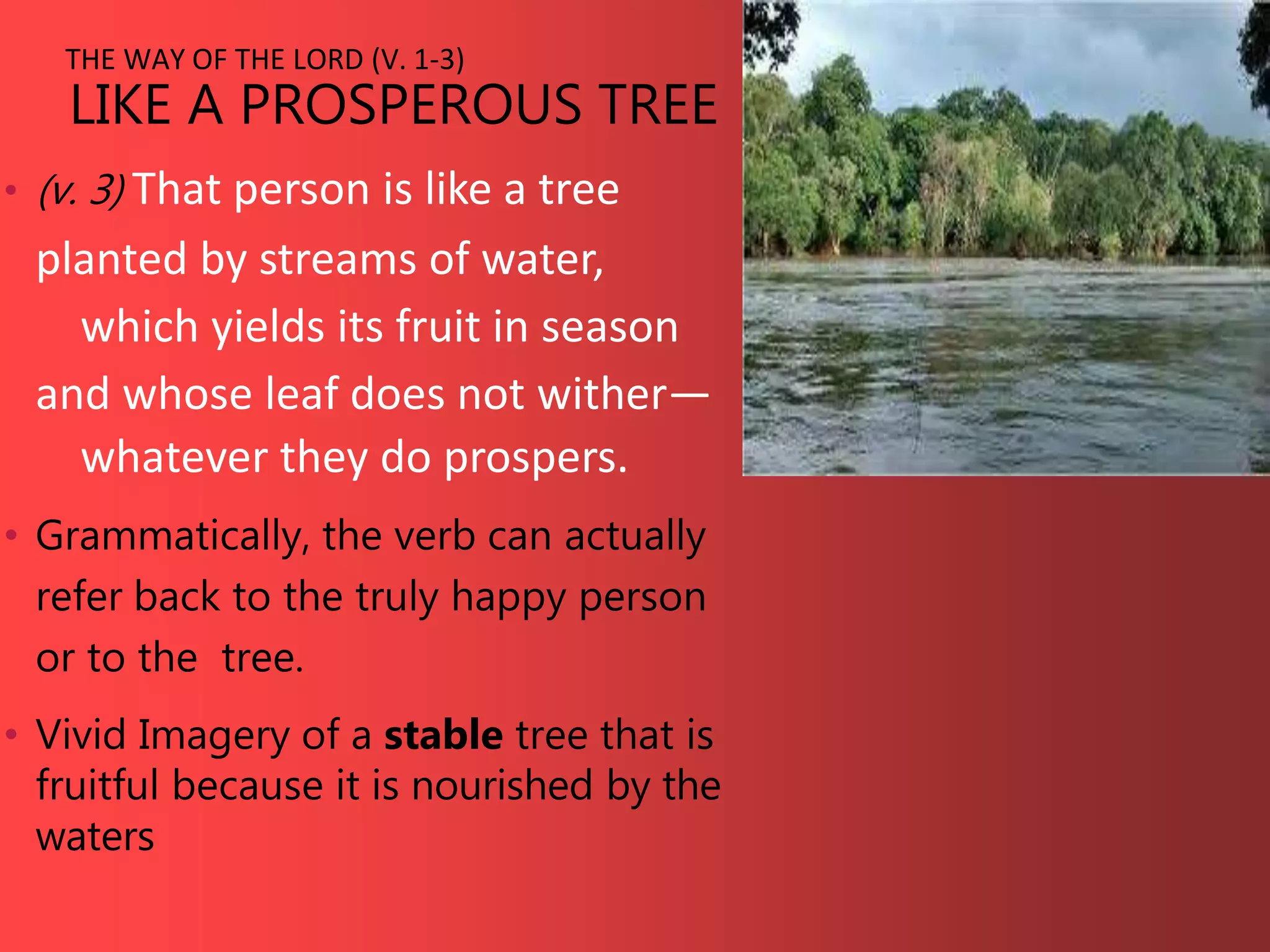 Psalm 1 devotion | PPTX