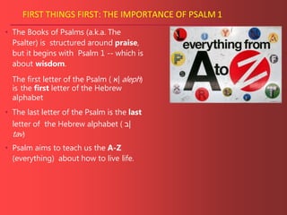 Psalm 1 devotion | PPTX