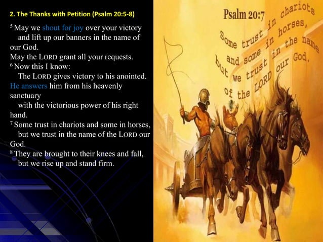 Psalm 20 | PPTX | Christianity | Religion & Spirituality