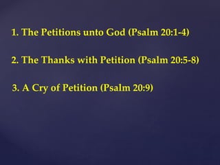 Psalm 20 | PPTX