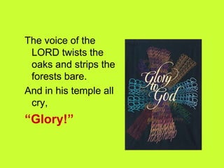 Psalm 29 | PPT