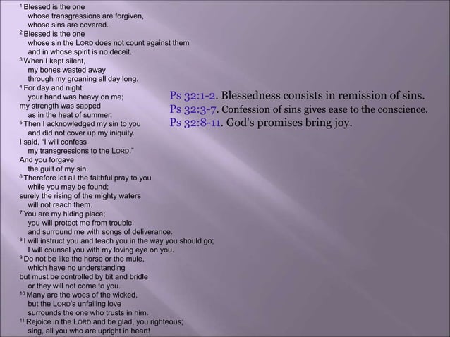 Psalm 32 | PPT