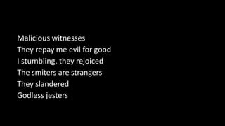 Psalm 35 | PPTX