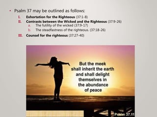 Psalm 37 | PPT