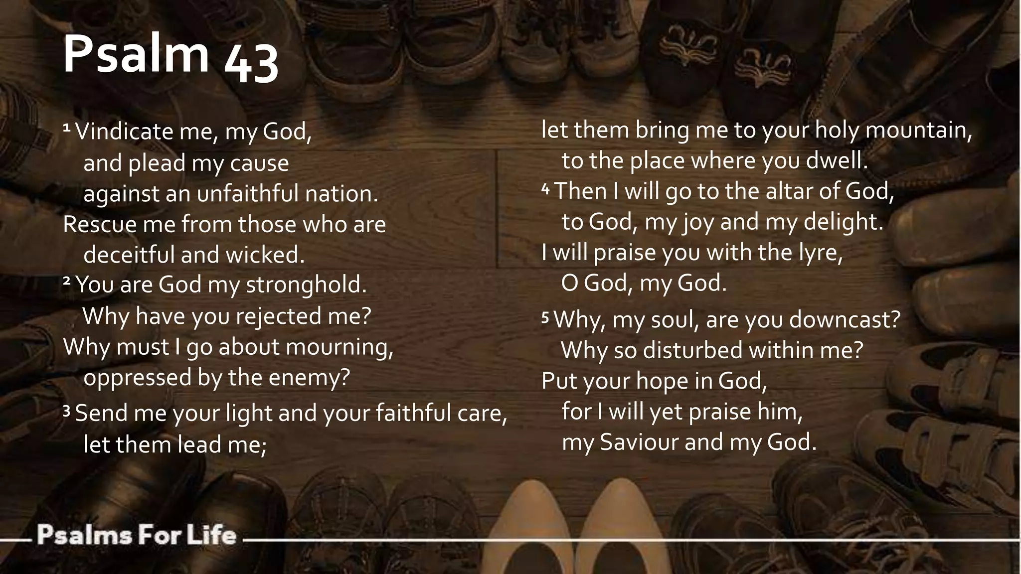 Psalm 42-43 | PPT