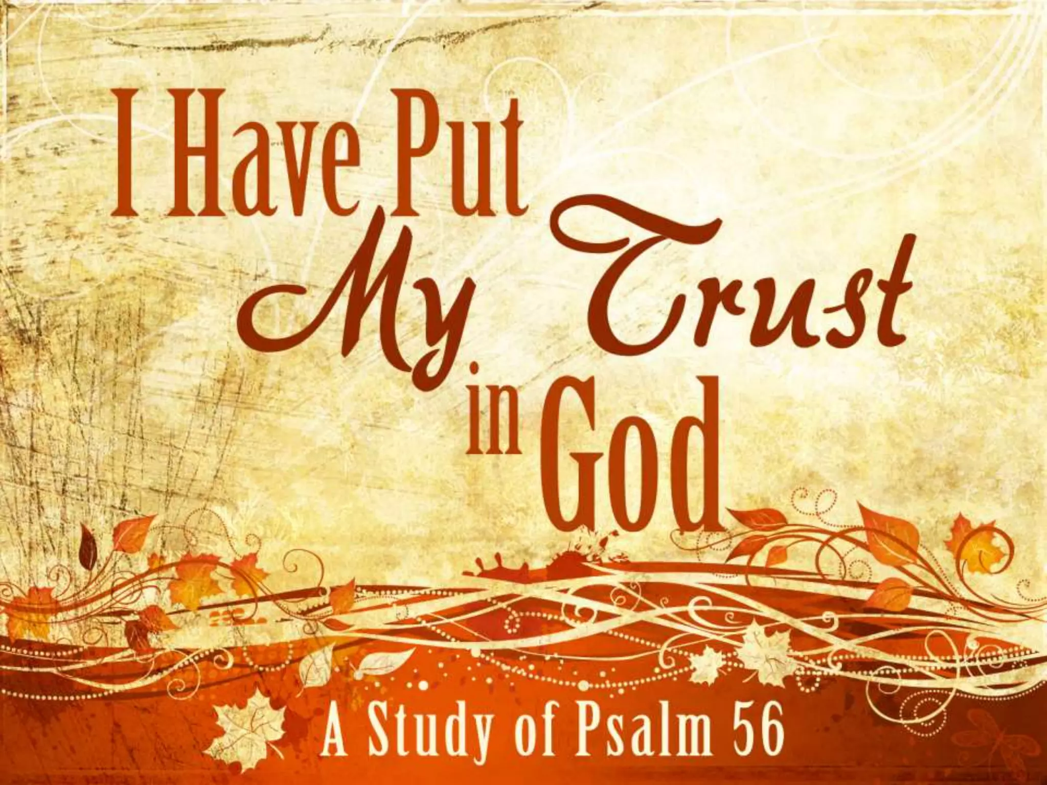 Psalm 56 | PPTX | Christianity | Religion & Spirituality