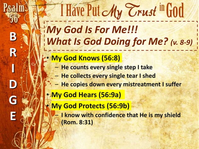 Psalm 56 | PPTX | Christianity | Religion & Spirituality