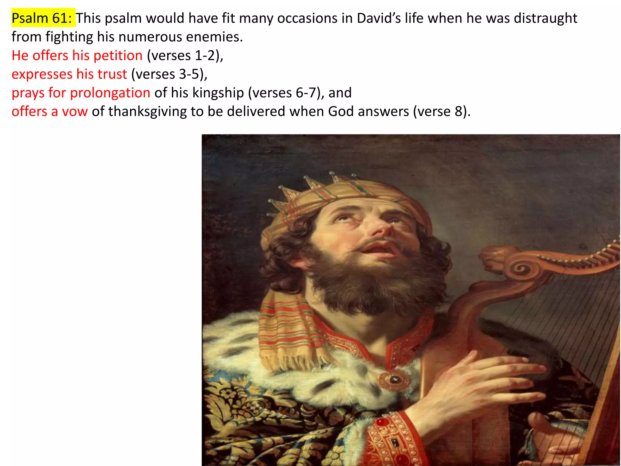Psalm 61 | PPTX