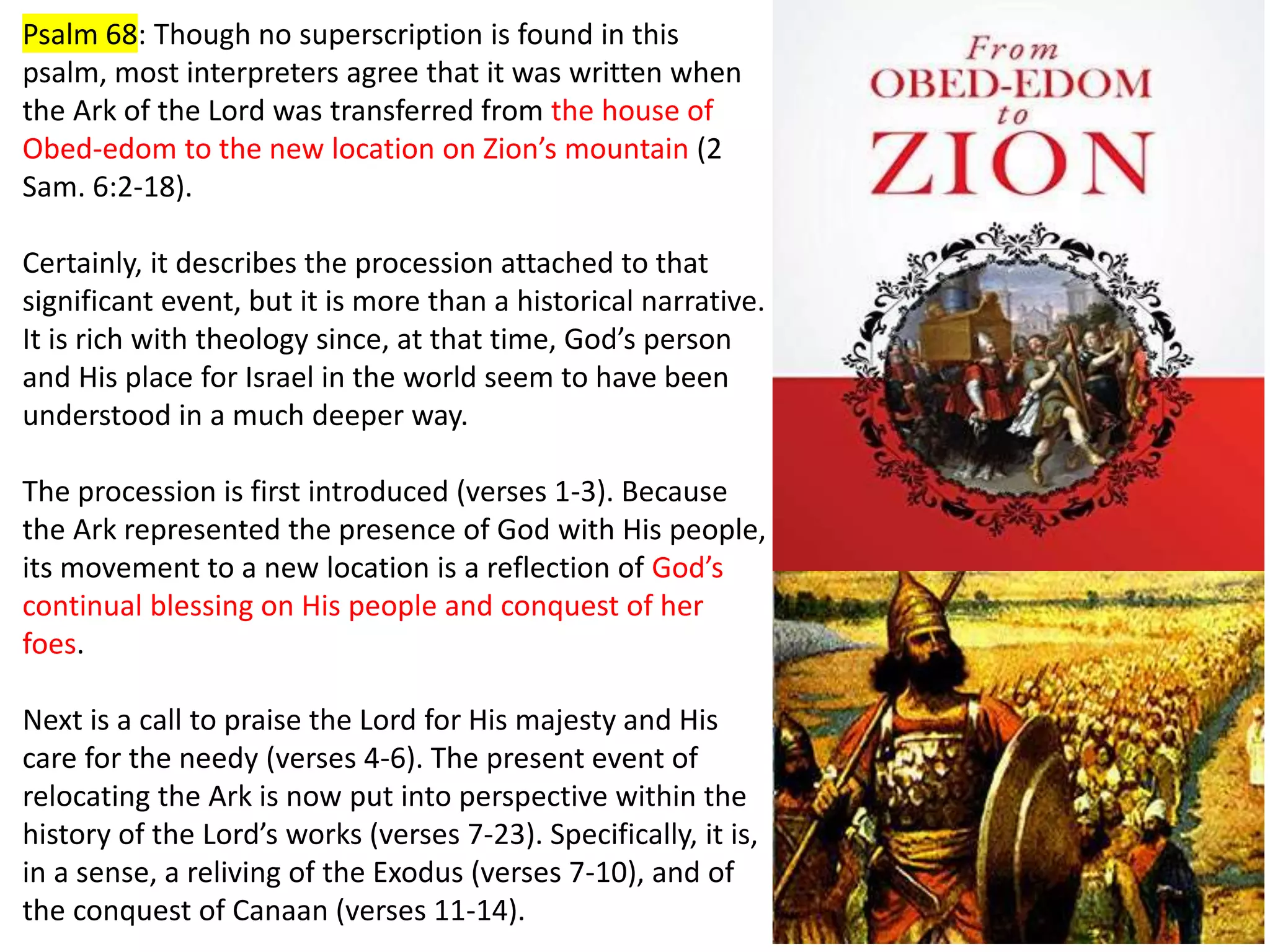 Psalm 68 | PPT