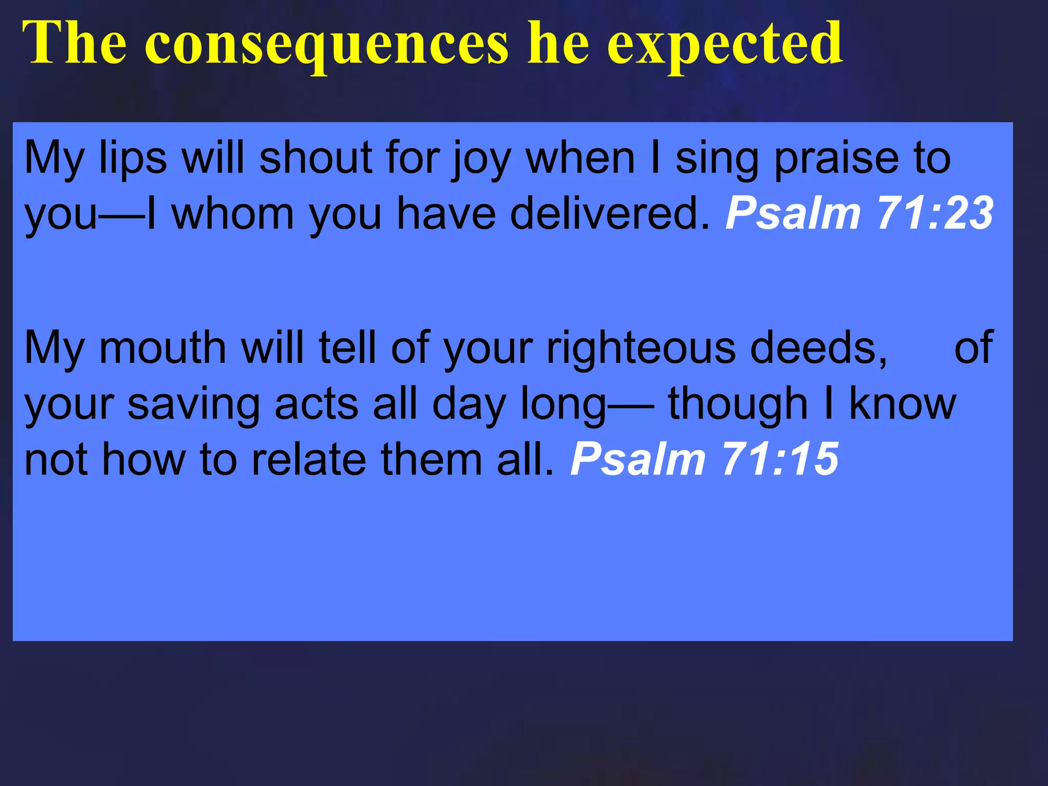 Psalm 71 | PPTX