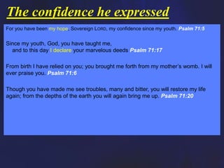 Psalm 71 | PPTX