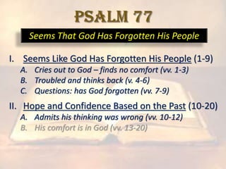 Psalm 77 | PPT