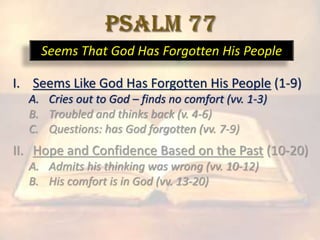 Psalm 77 | PPT
