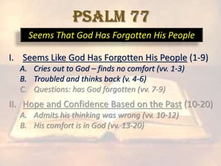 Psalm 77 | PPT