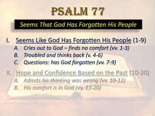 Psalm 77 | PPT