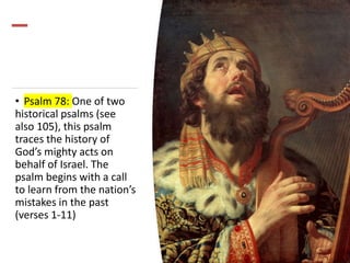 Psalm 78 | PPT