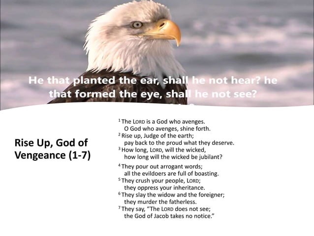 Psalm 94 The Lord Does Not Forsake His People