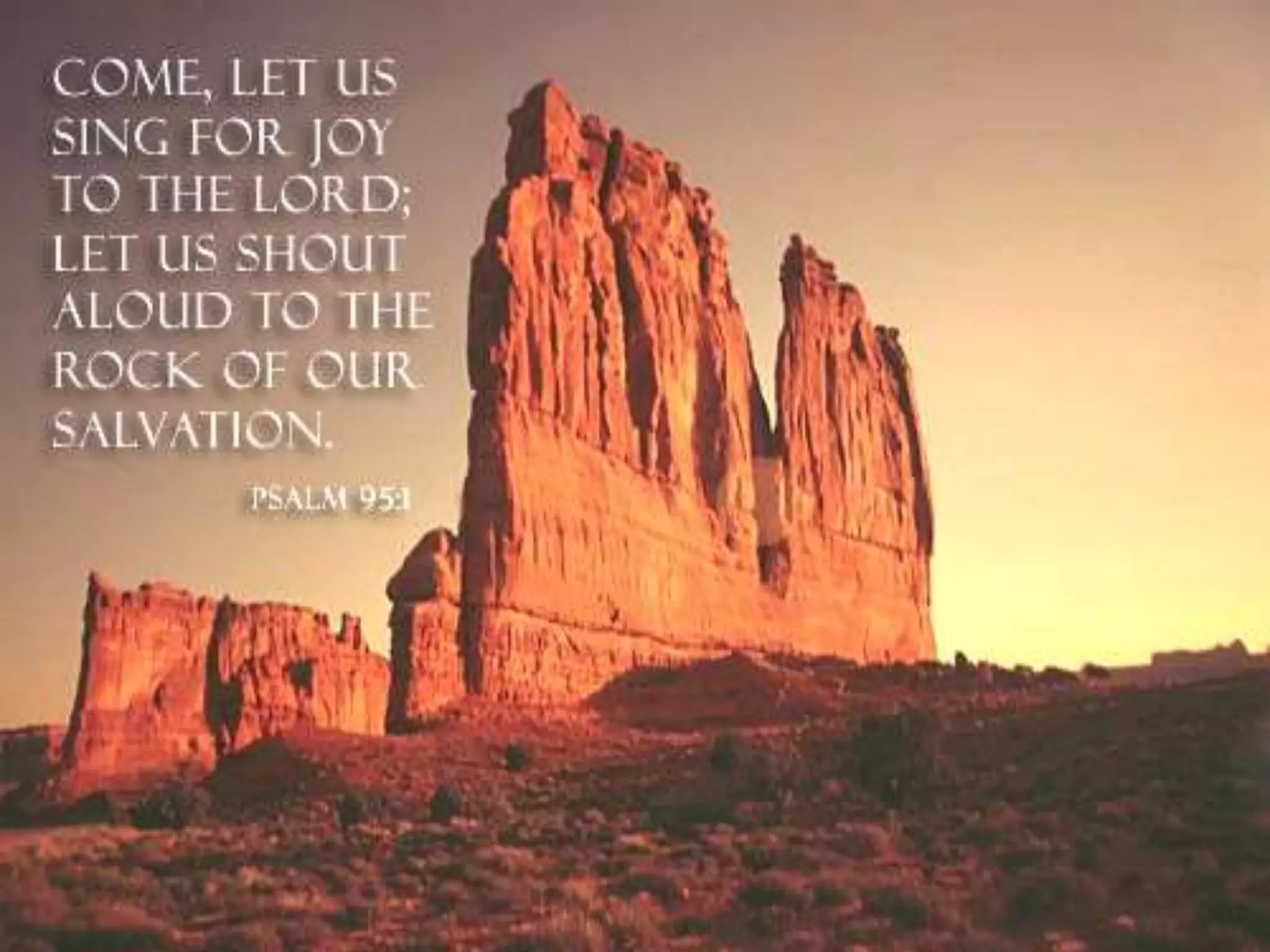 Psalm-95; A Call To Worship | PPT