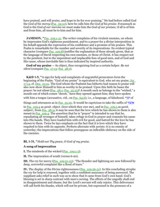 Psalm 109 commentary | PDF | Christianity | Religion & Spirituality