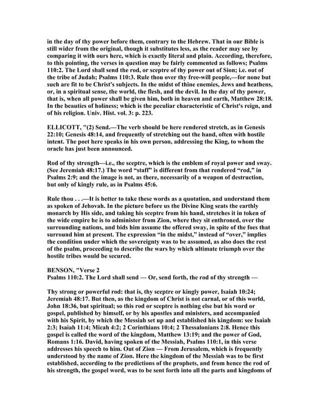 Psalm 110 Commentary psalm-110-commentary