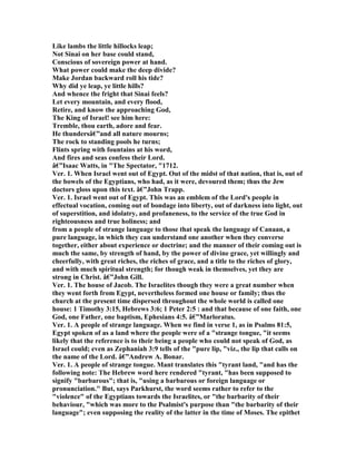 Psalm 114 commentary | PDF