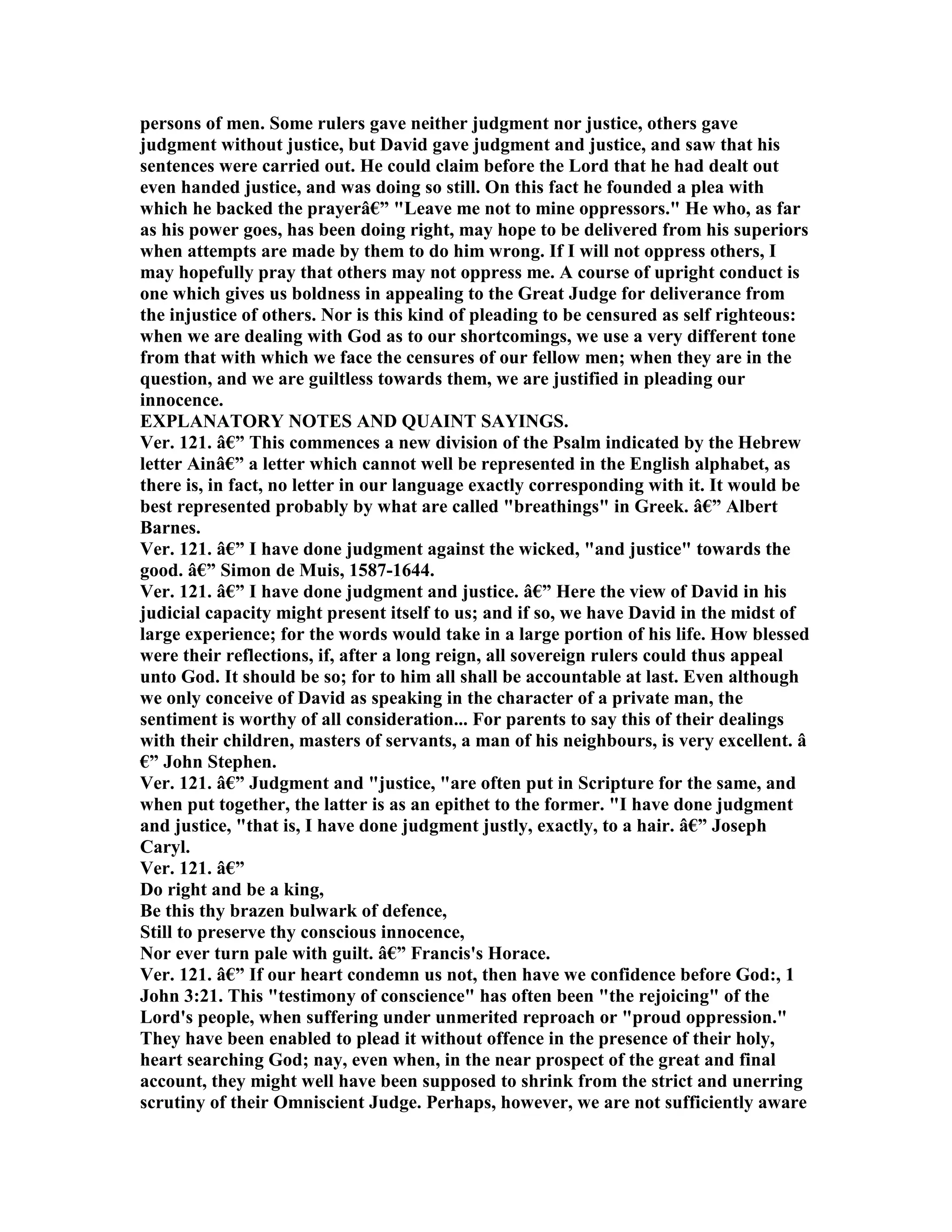 Psalm 119, 121 144 commentary | PDF
