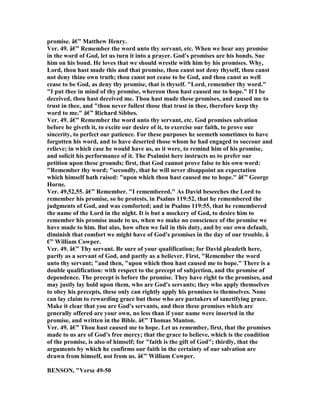 Psalm 119, 49 72 commentary | PDF