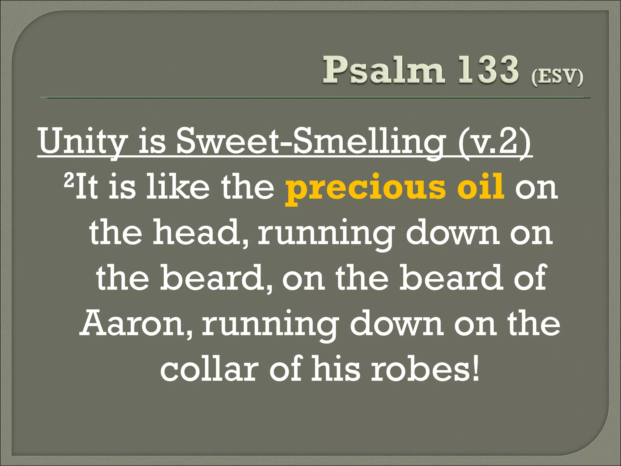 Psalm 133 | PPT