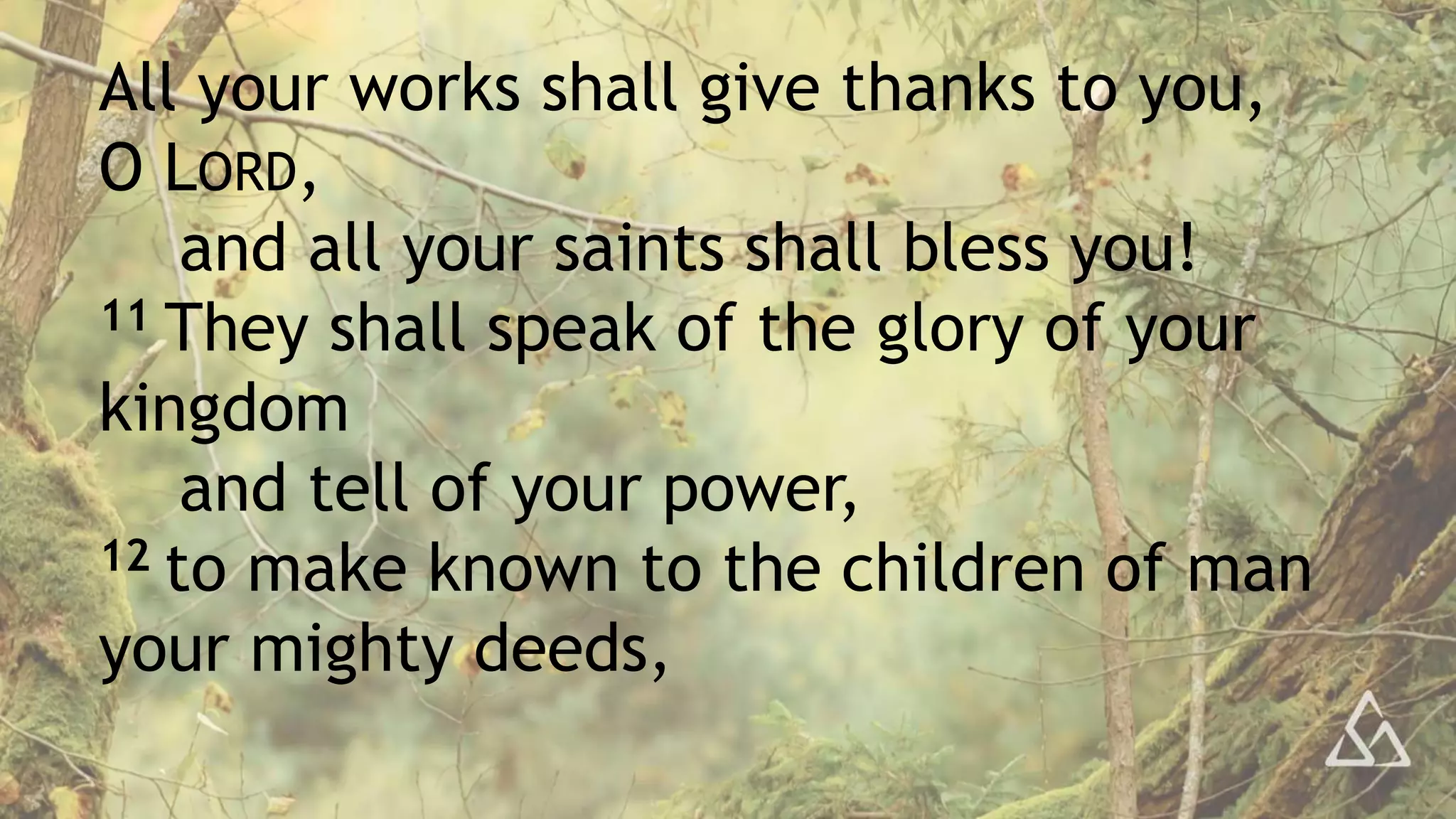 Psalm 145: Standing in Awe of God | PPTX