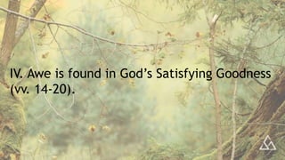 Psalm 145: Standing in Awe of God | PPTX