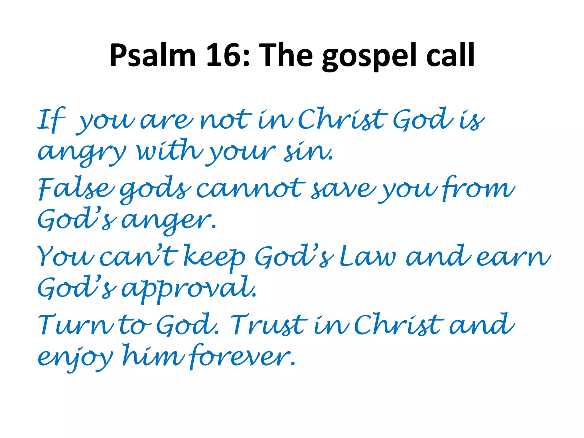 Psalm 16 | PPTX