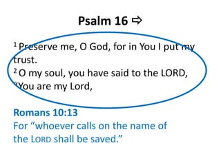 Psalm 16 | PPTX