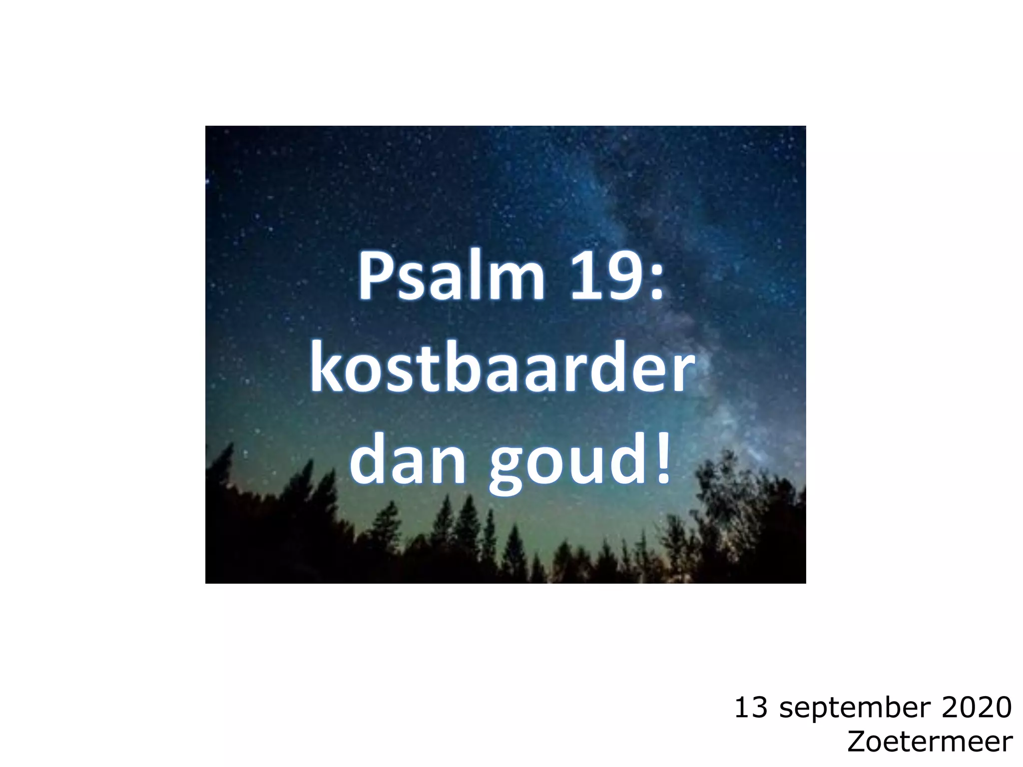 Psalm 19 | PPT