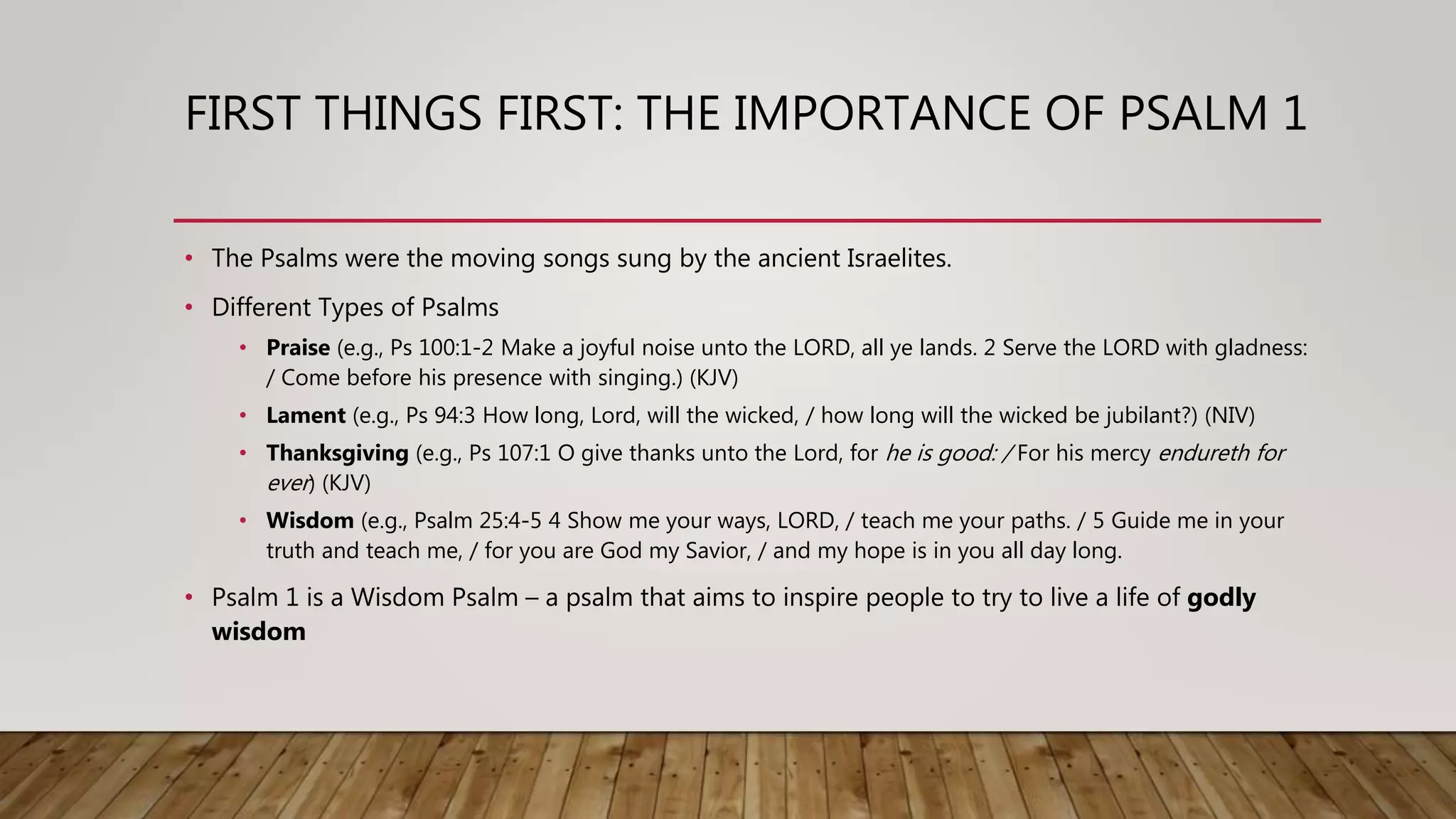 Psalm 1 Bible Study | Life: Use Only As Directed | Danny Scotton Jr ...