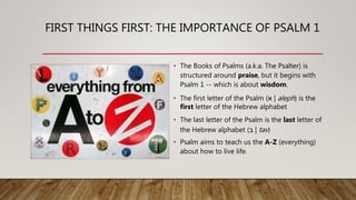 Psalm 1 Bible Study | Life: Use Only As Directed | Danny Scotton Jr ...