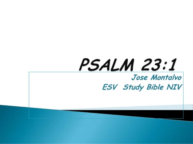 Psalm 23 | PDF