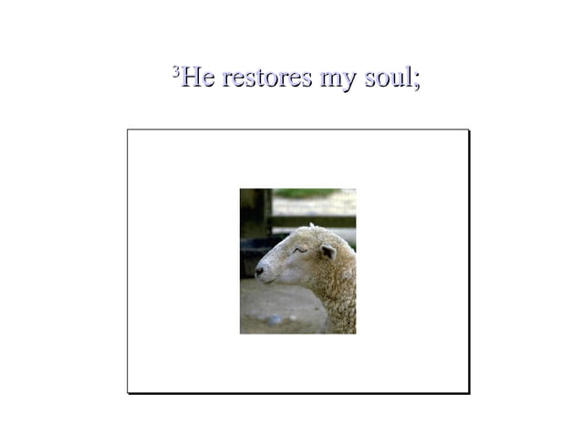Psalm 23 | PPS | Christianity | Religion & Spirituality