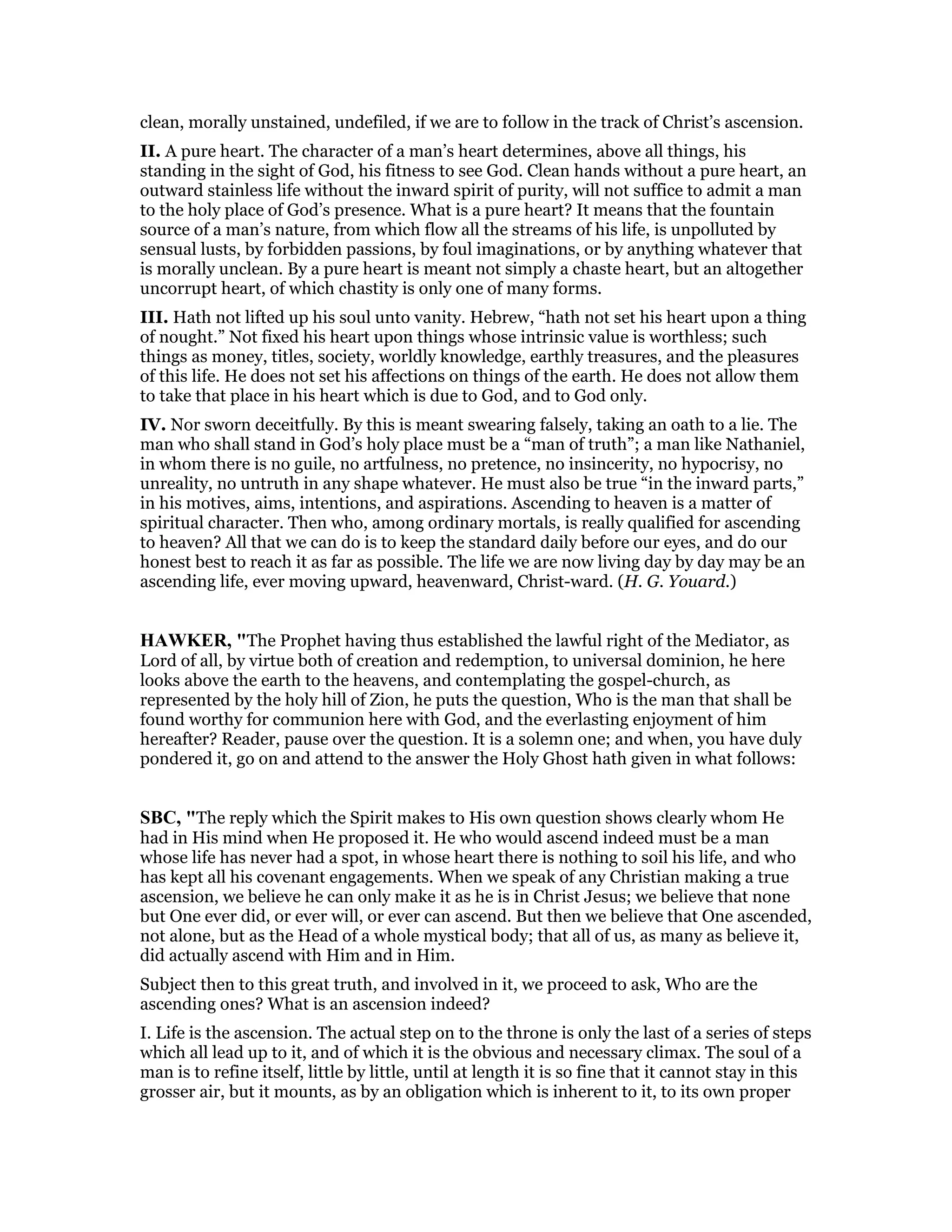 Psalm 24 commentary | PDF