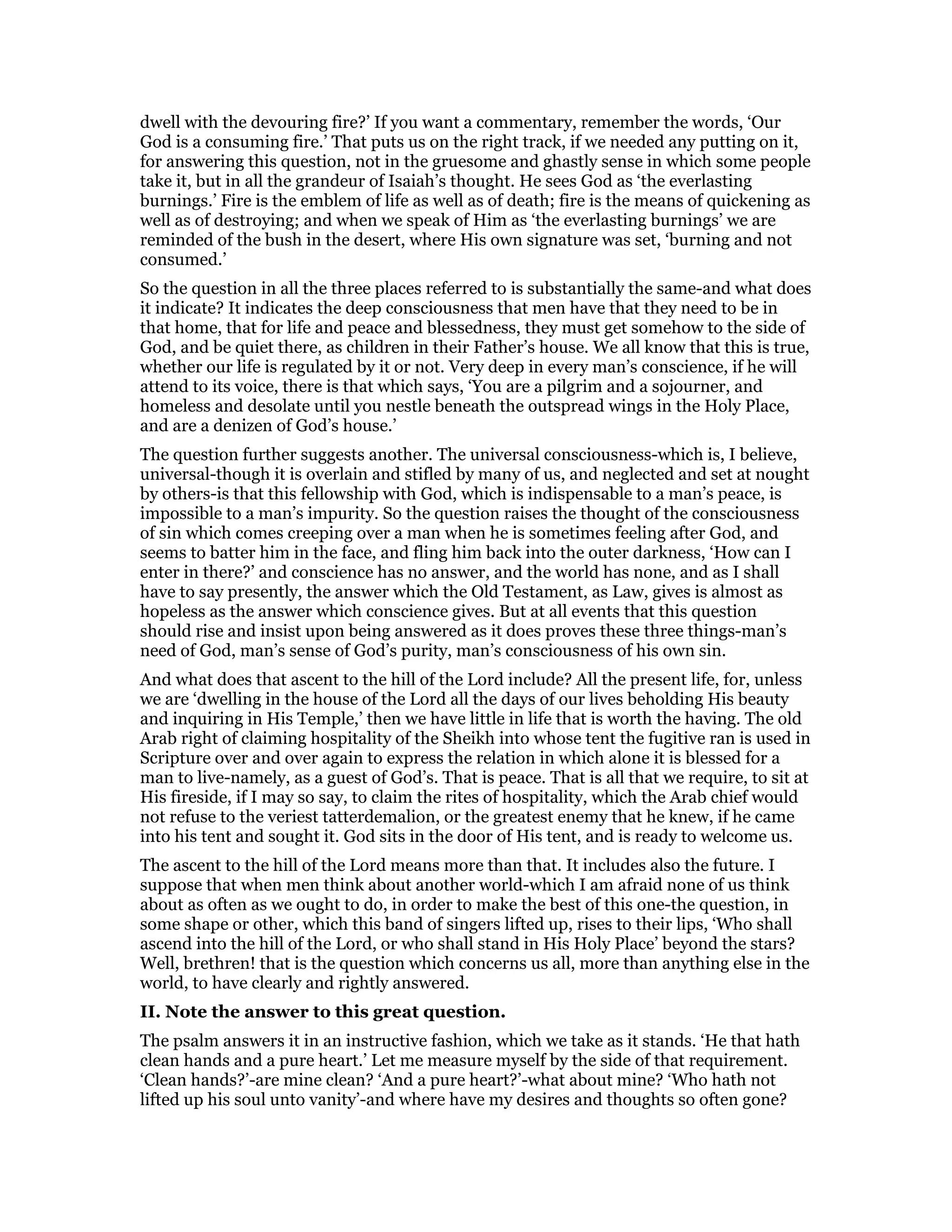 Psalm 24 commentary | PDF