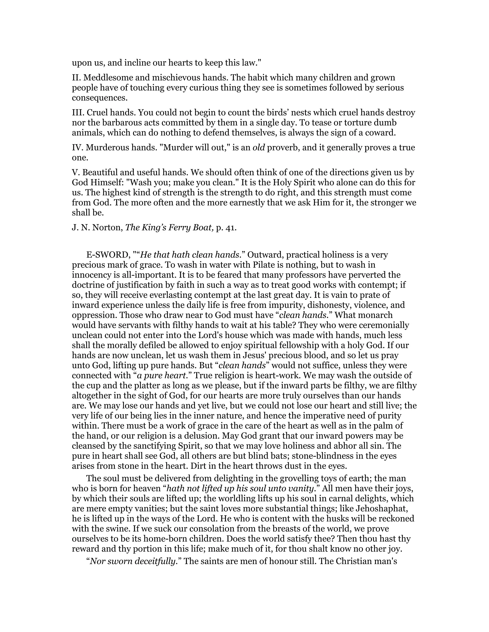 Psalm 24 commentary | PDF