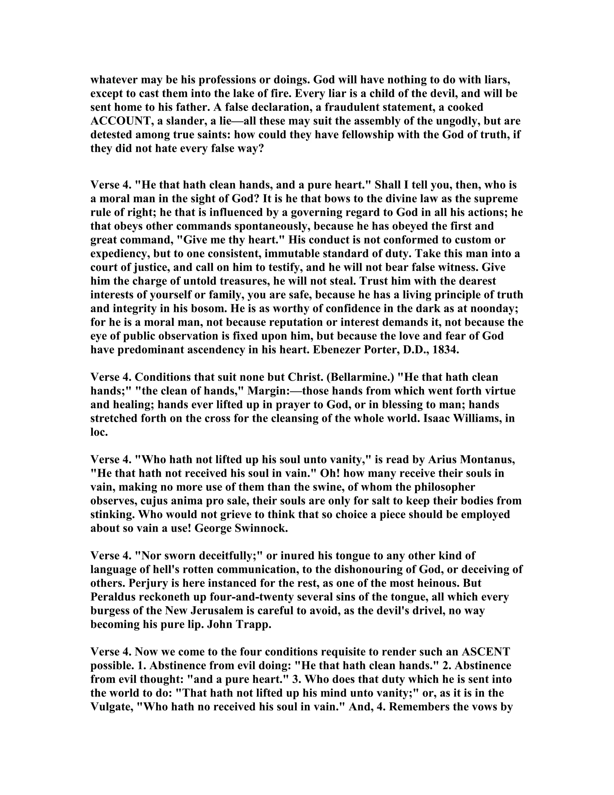 Psalm 24 commentary | PDF