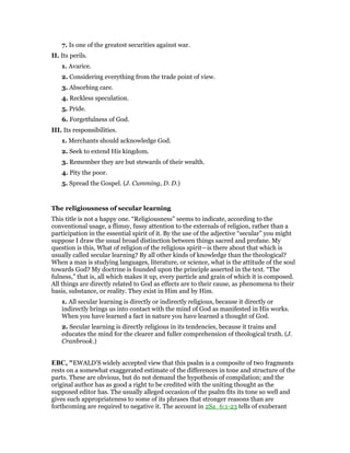 Psalm 24 commentary | PDF