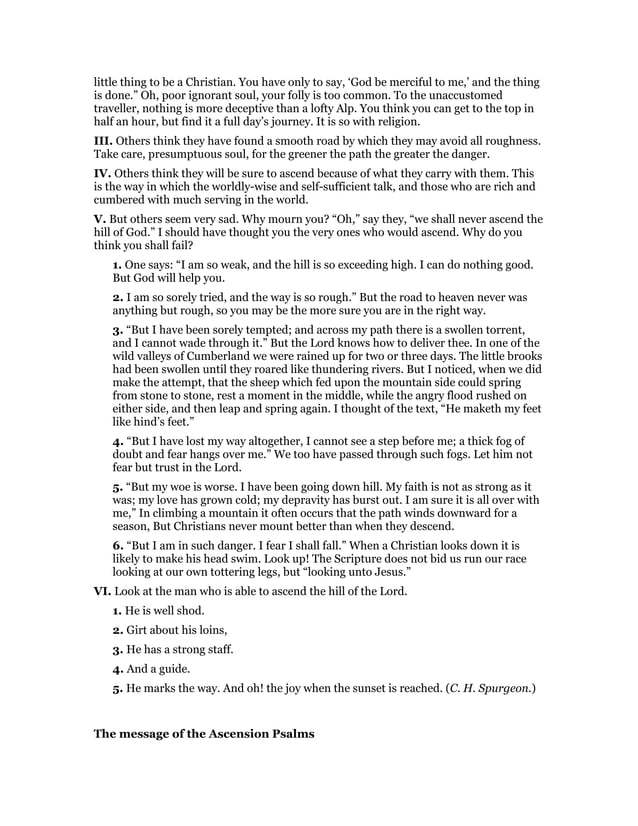 Psalm 24 commentary | PDF