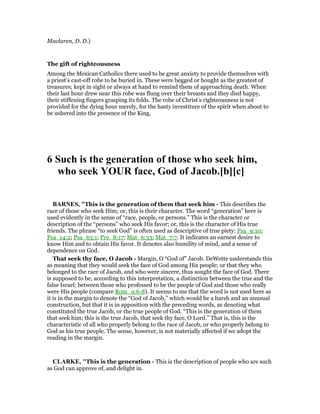 Psalm 24 commentary | PDF