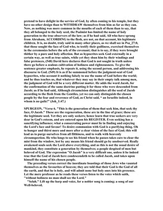 Psalm 24 commentary | PDF