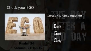 The Day After a Bad Day Psalm 34 | PPTX