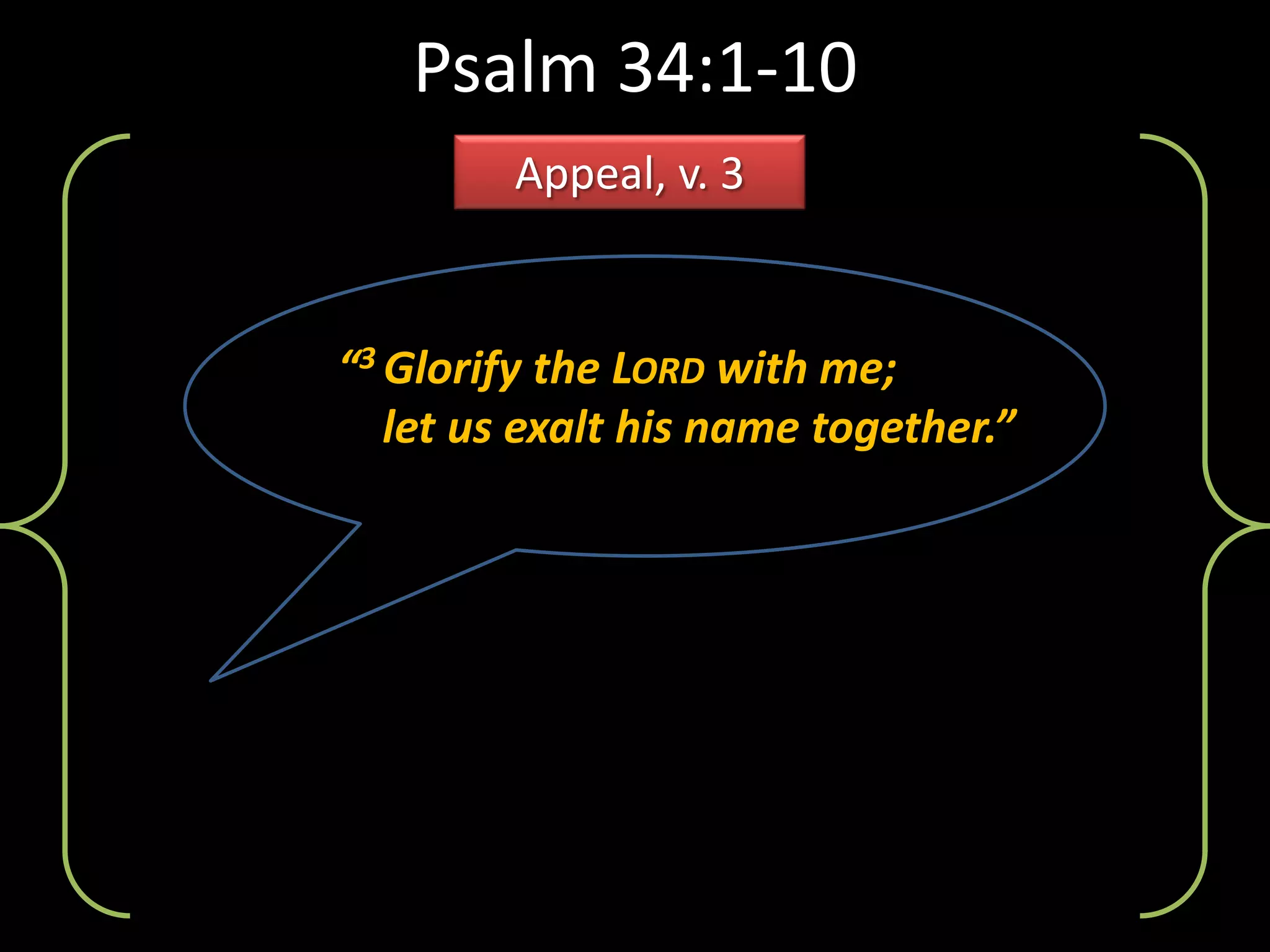 Psalm 34 song of victory, song of faith | PPTX